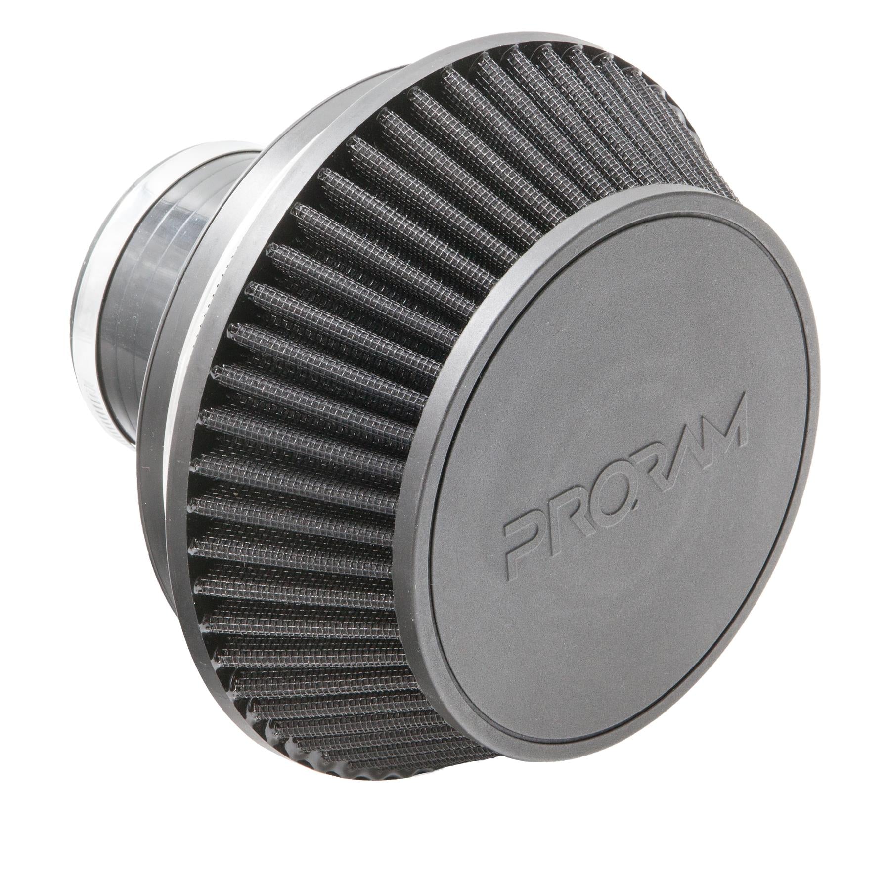 Ramair Pleated 76mm (3inch) ID Small Cone Air Filter with Velocity Sta ...